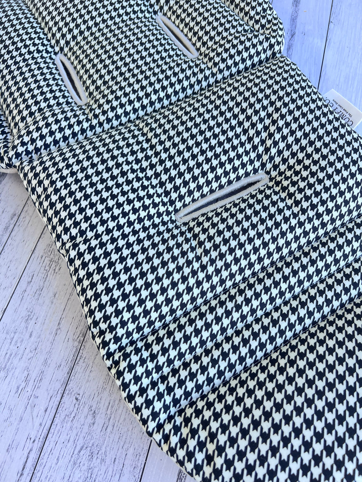 Comfy Co. Favourite Combo's - 100% Natural Quilted Linen / Black & Nat ...